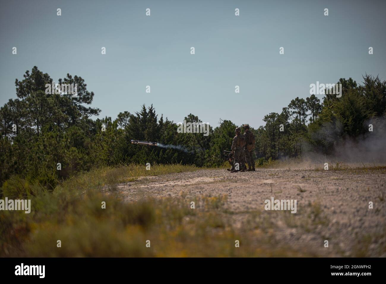 U.S. Marines with Golf Company, 2nd Battalion, 6th Marines attached to ...