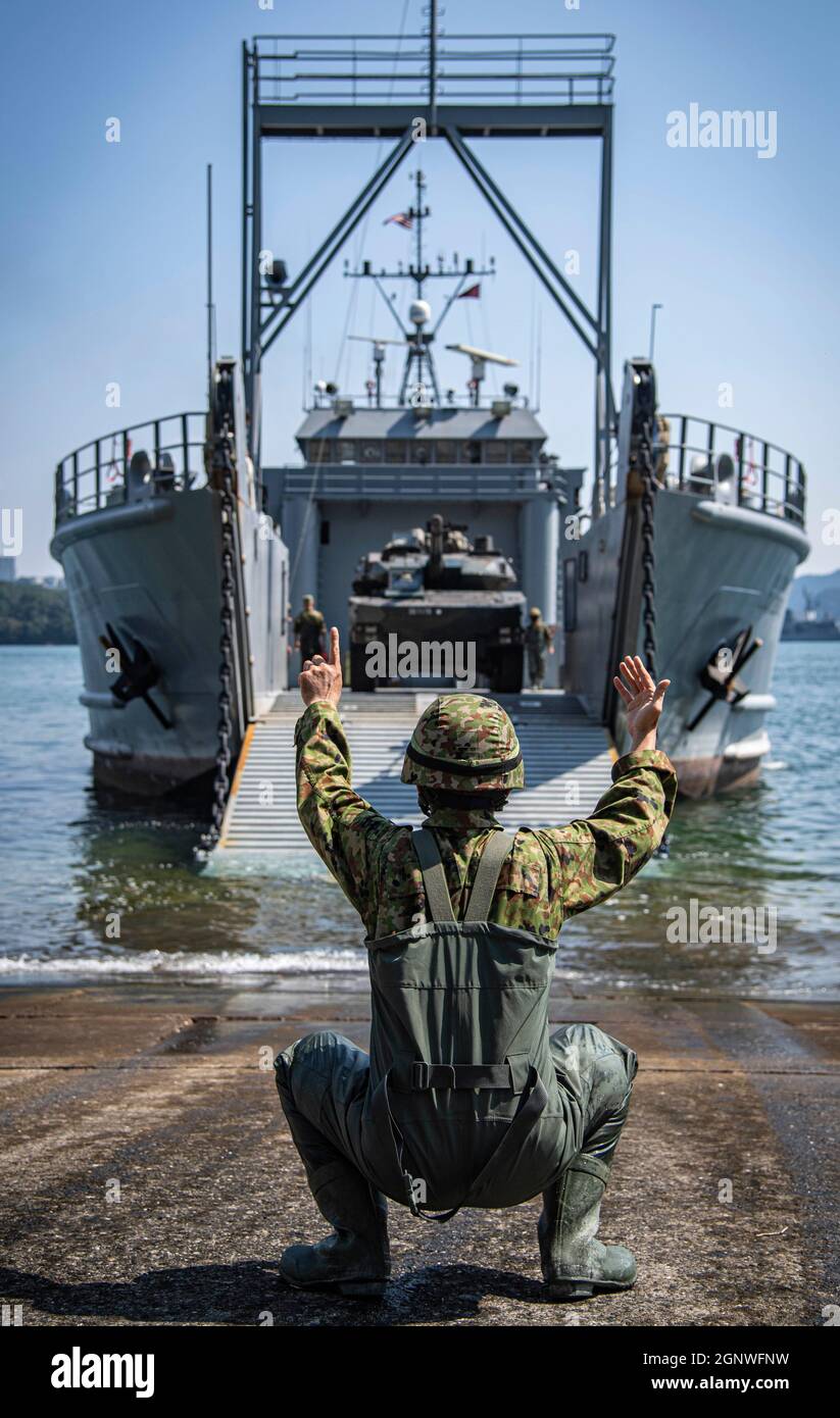 Japan Ground Self-Defense Force (JGSDF) 1st Lt. Takafumi Tajima ...