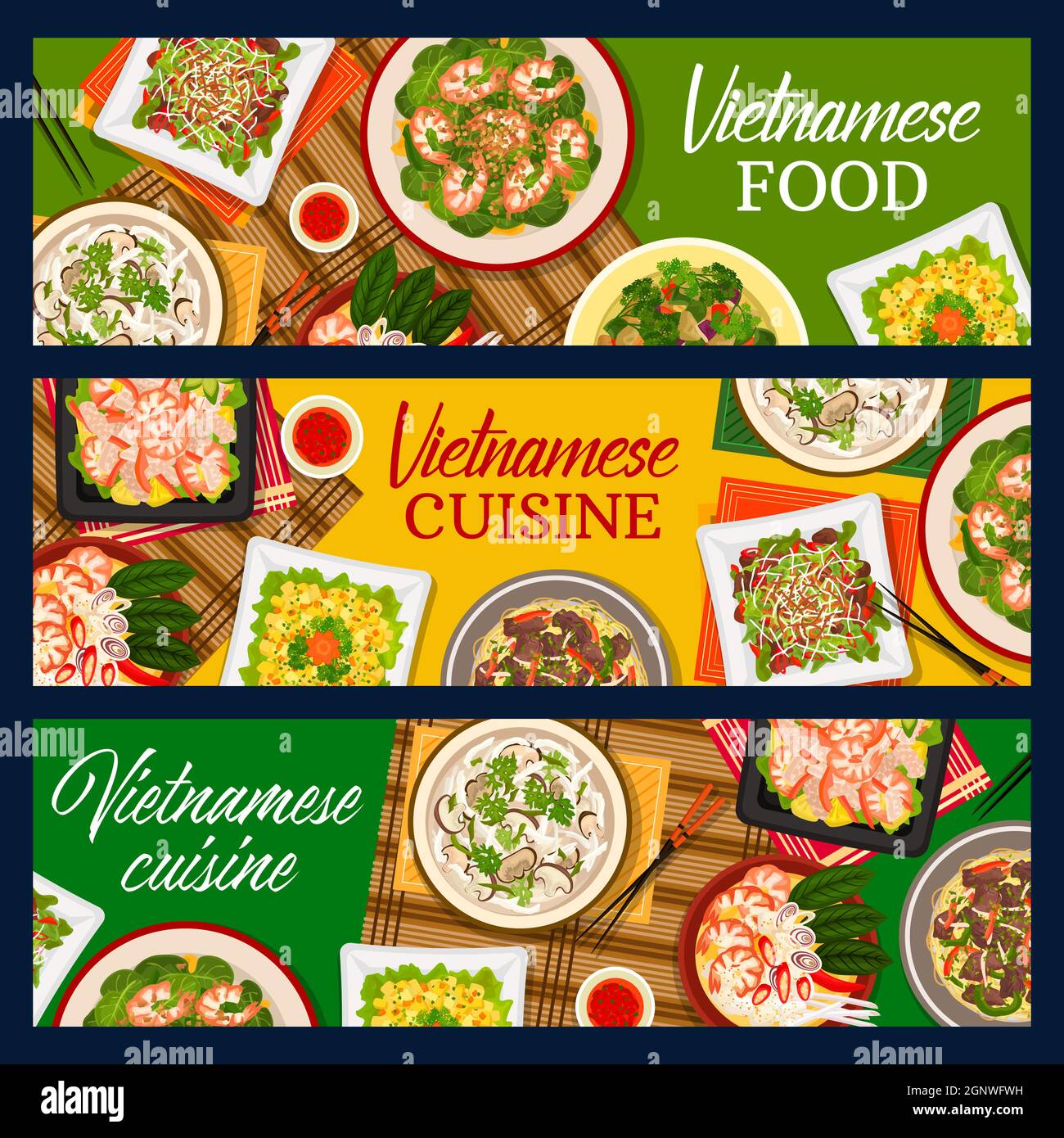 Pho vietnam Stock Vector Images - Alamy