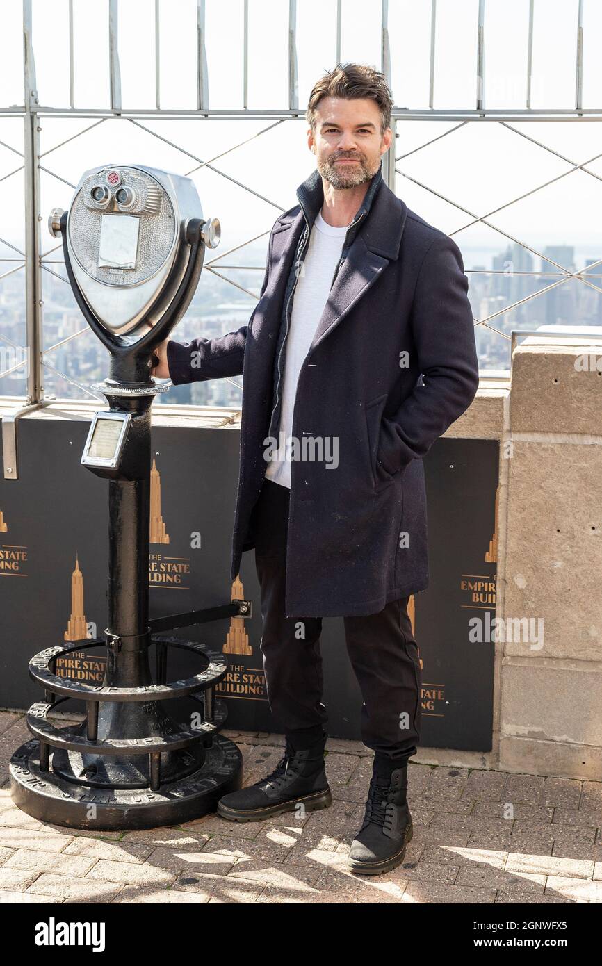New York, United States. 26th Sep, 2021. Actor Daniel Gillies in ...