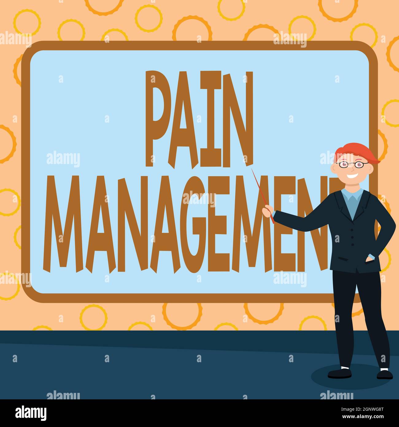 Handwriting text Pain Management. Business idea a branch of medicine ...