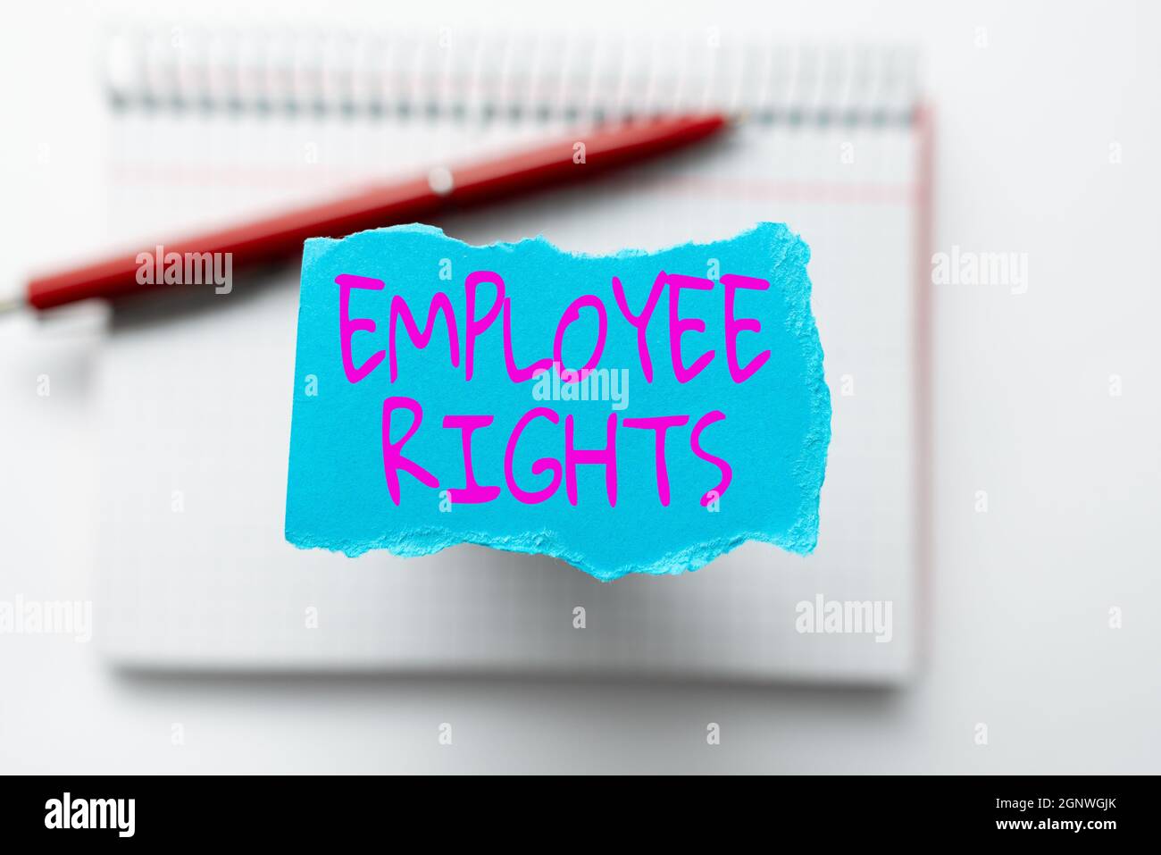 Hand writing sign Employee Rights. Word for All employees have basic ...
