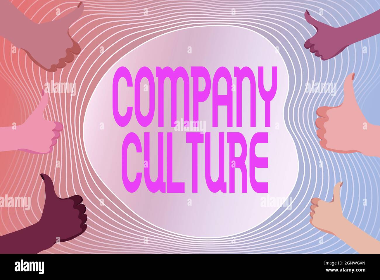 Hand writing sign Company Culture. Conceptual photo The environment and ...