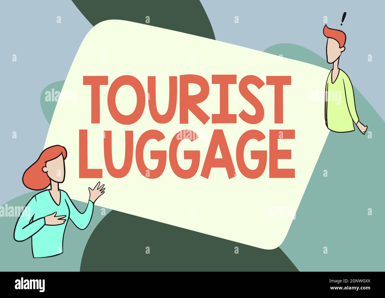 Writing displaying text Tourist Luggage. Business concept big bag that ...