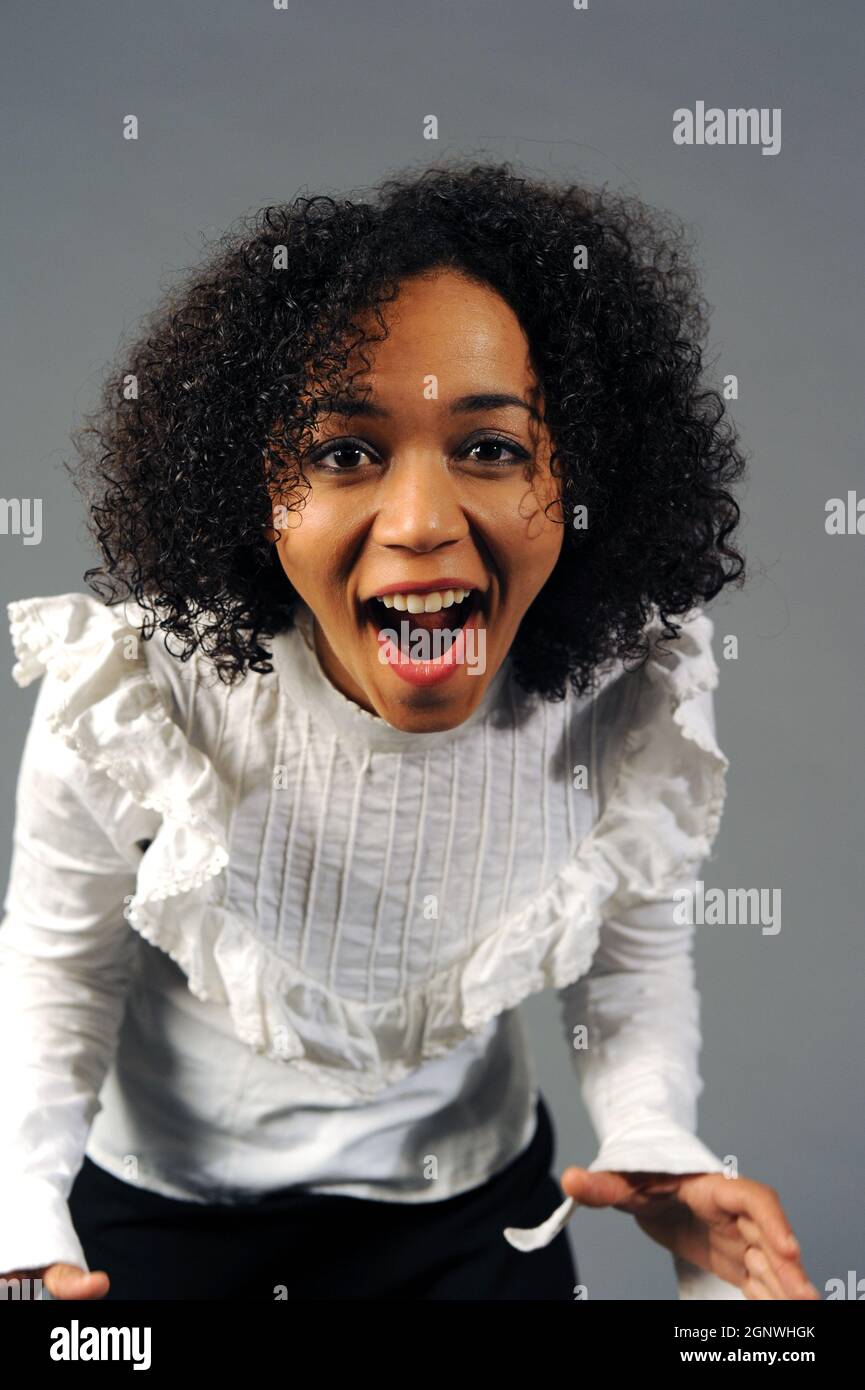 An Liz, a french Blues singer in Paris. Paris, France. 2012 Photo by ...