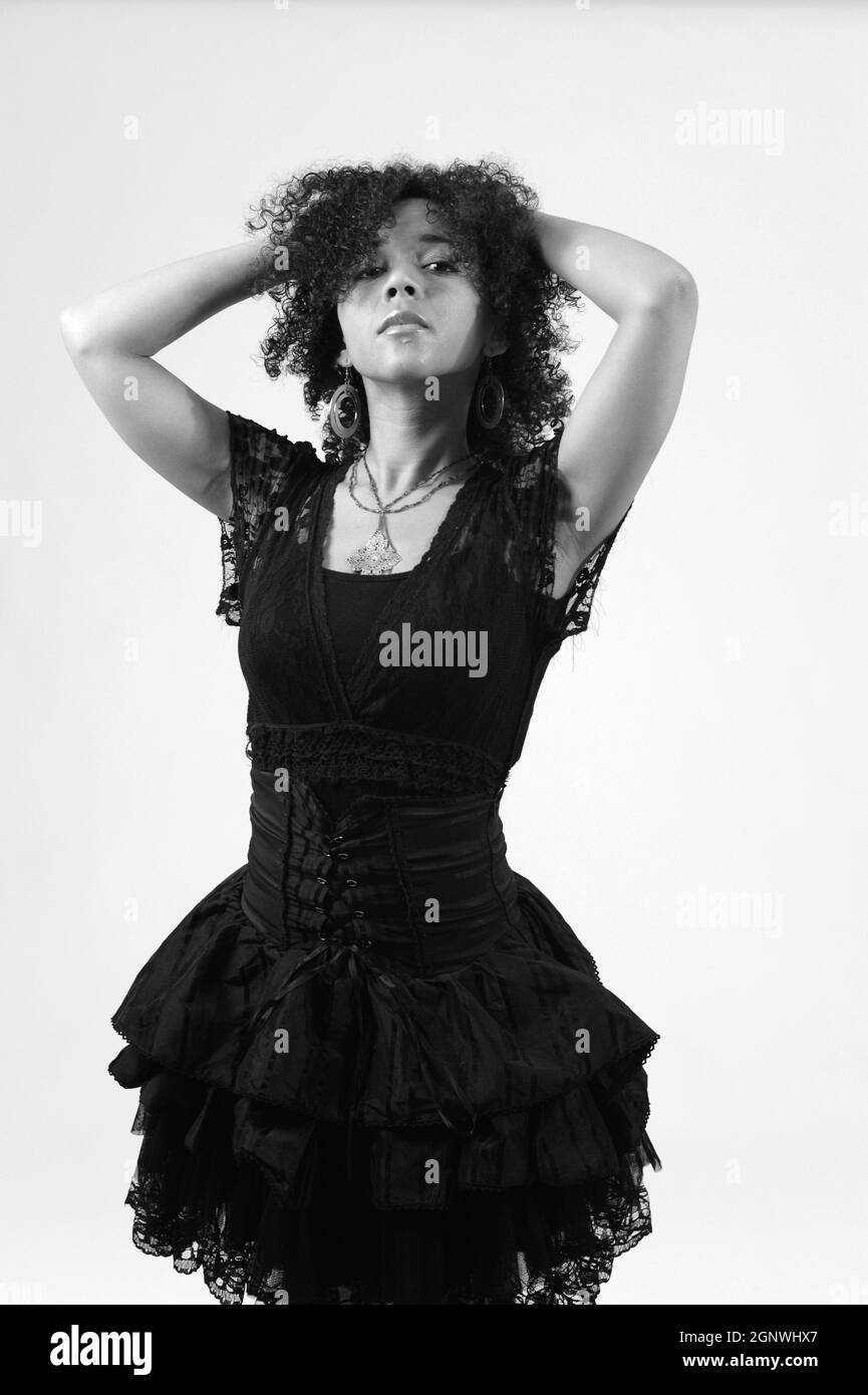 An Liz, a french Blues singer in Paris. Paris, France. 2012 Photo by ...