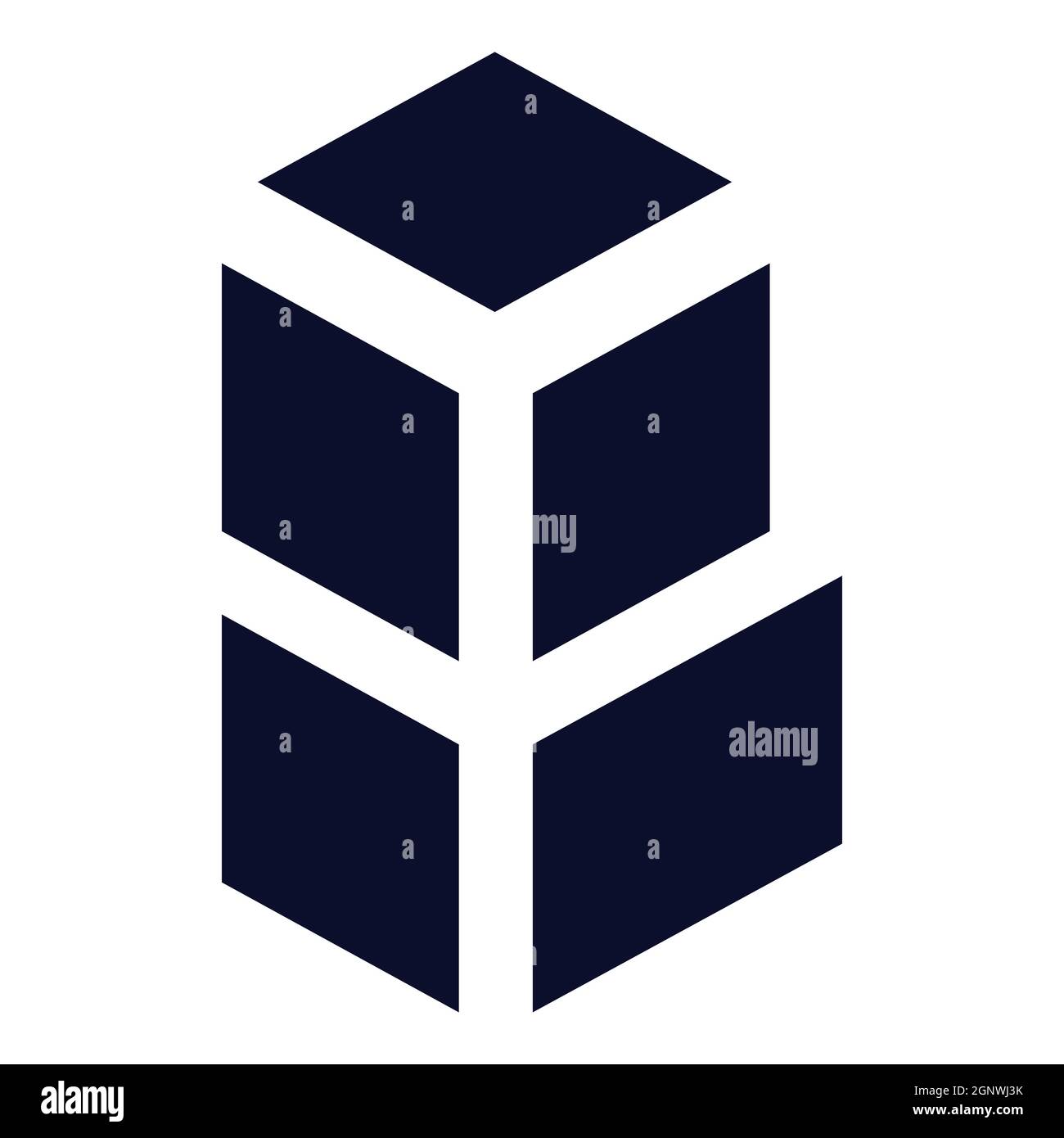 Bancor BNT token symbol cryptocurrency logo, coin icon isolated on ...
