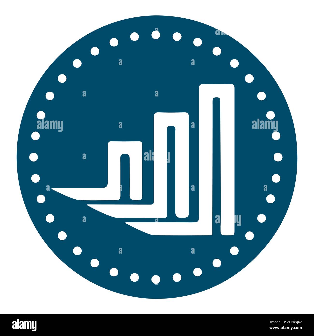 IDEX token symbol cryptocurrency logo, coin icon isolated on white ...