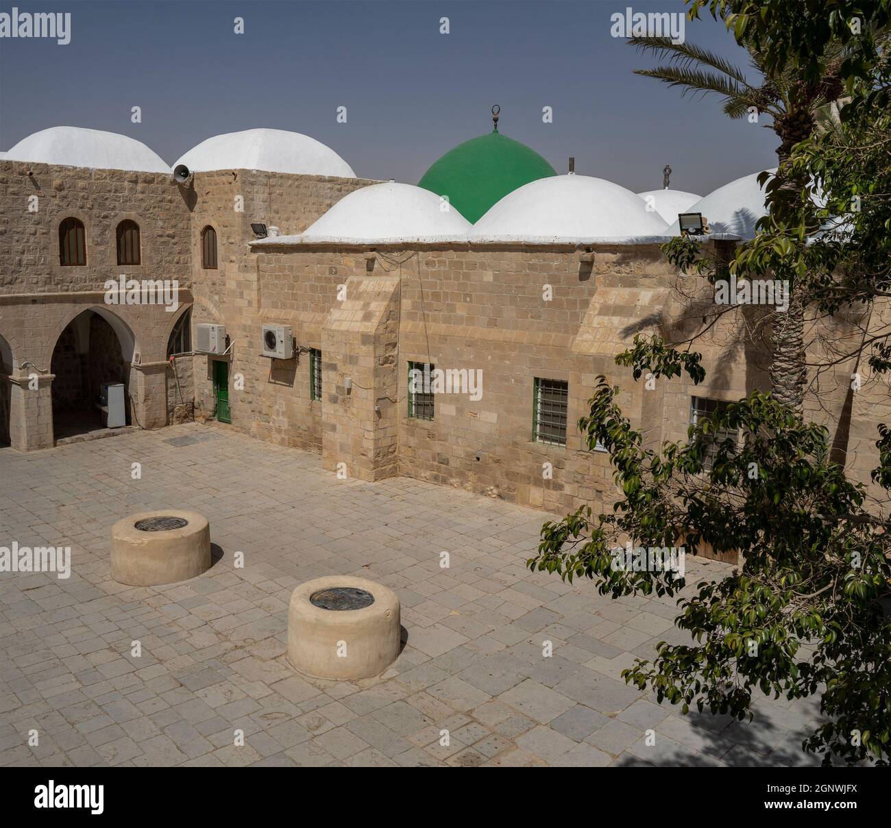 Nabi Musa, Israel - September 26th, 2021: The inner yard of the prophet ...