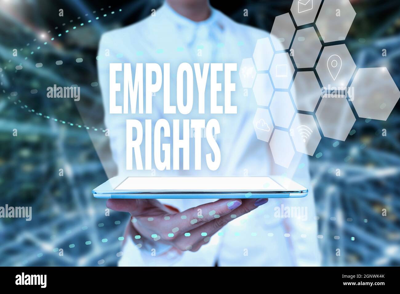 Conceptual caption Employee Rights. Word for All employees have basic ...