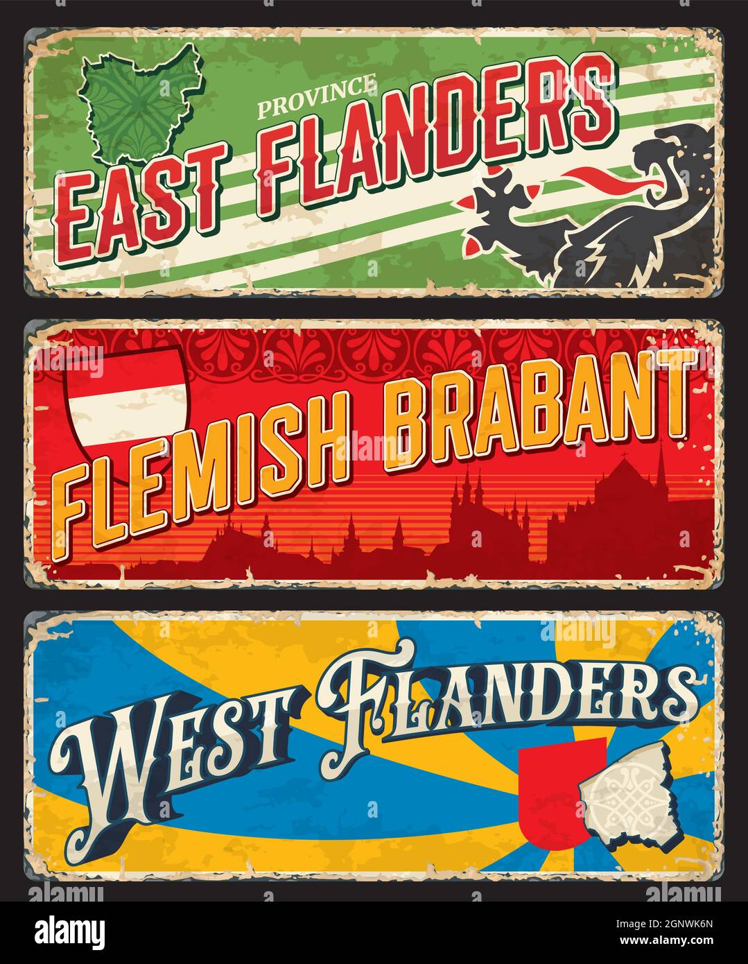 Belgian road signs Stock Vector Images - Alamy