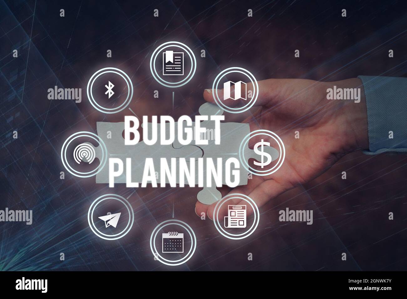 Handwriting text Budget Planning. Word Written on The written ...