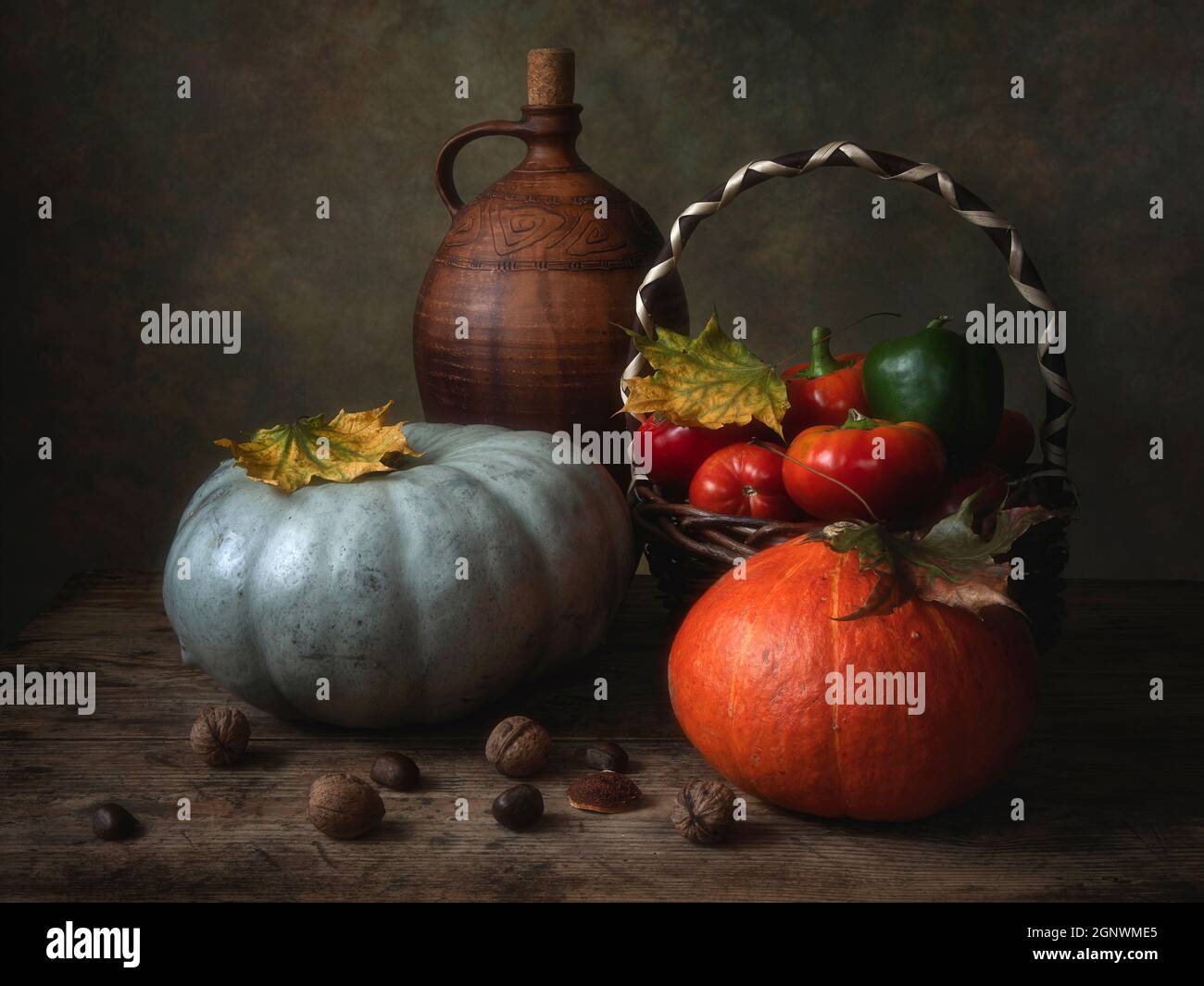 Still life with pumpkin hi-res stock photography and images - Alamy