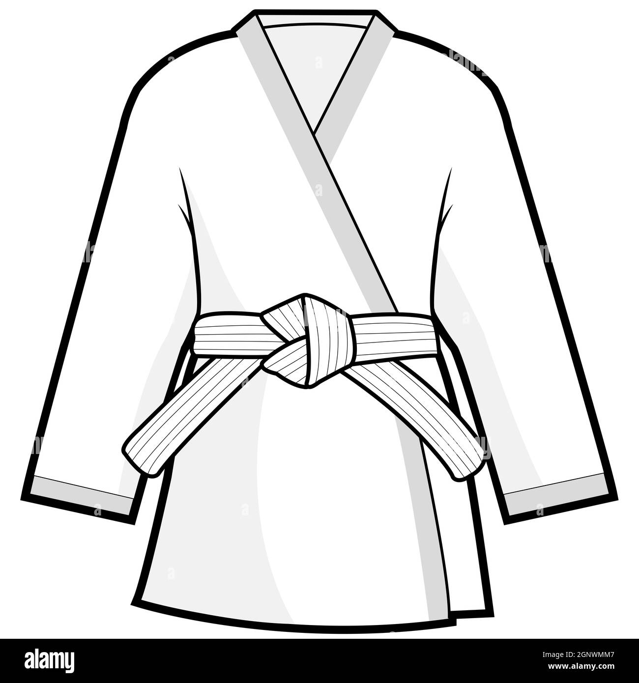 Karate suit vector hi-res stock photography and images - Alamy