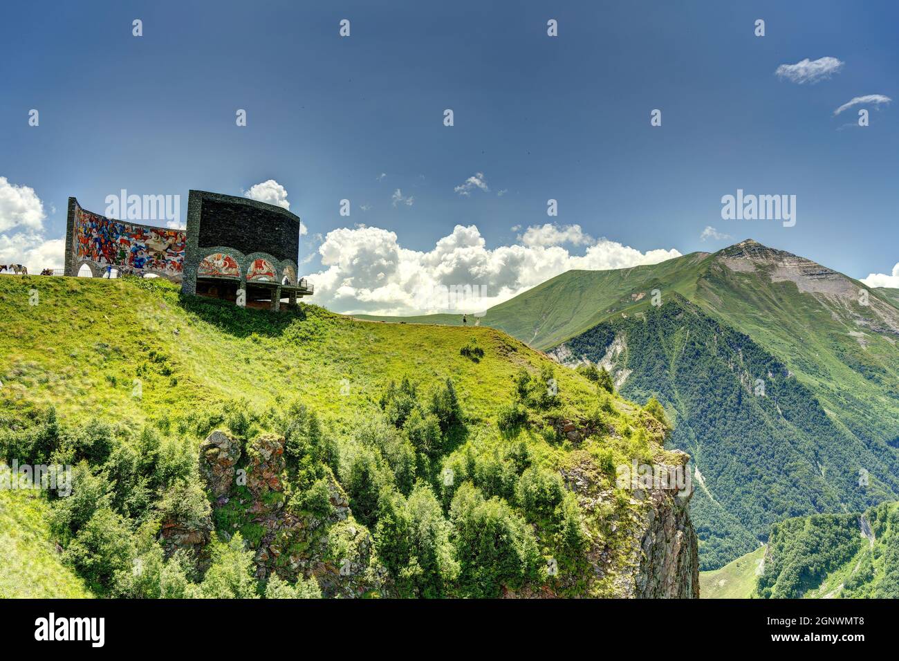 Gudauri Viewpoint, Georgia Stock Photo - Alamy