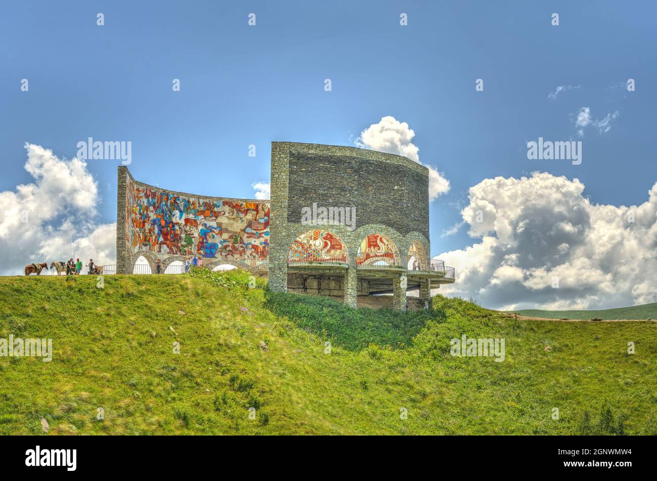 Gudauri Viewpoint, Georgia Stock Photo - Alamy