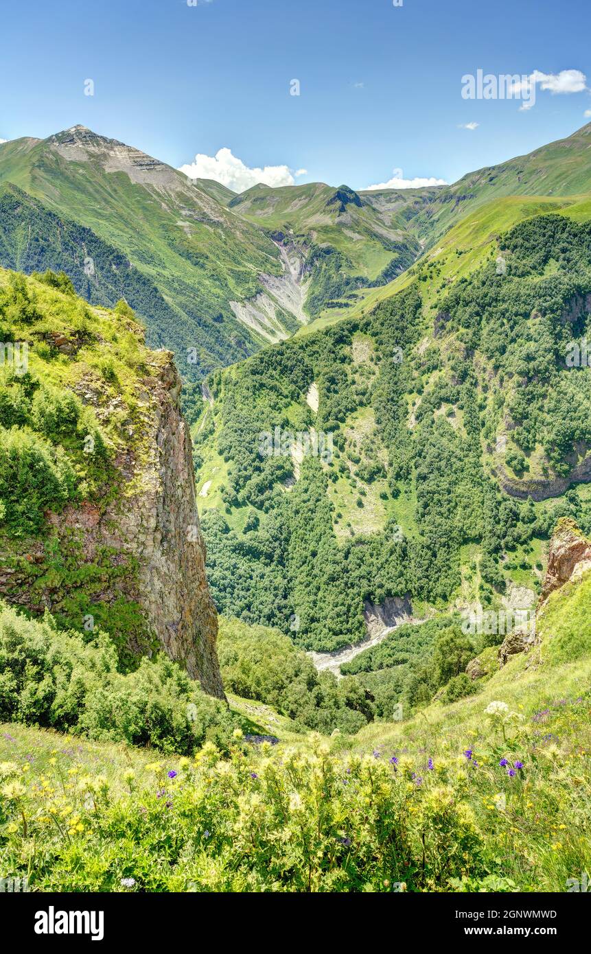 Gudauri Viewpoint, Georgia Stock Photo - Alamy