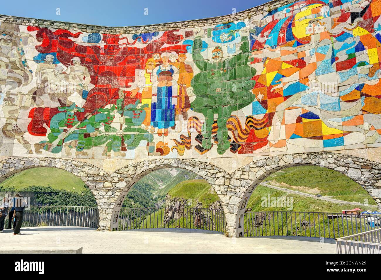 Gudauri Viewpoint, Georgia Stock Photo - Alamy