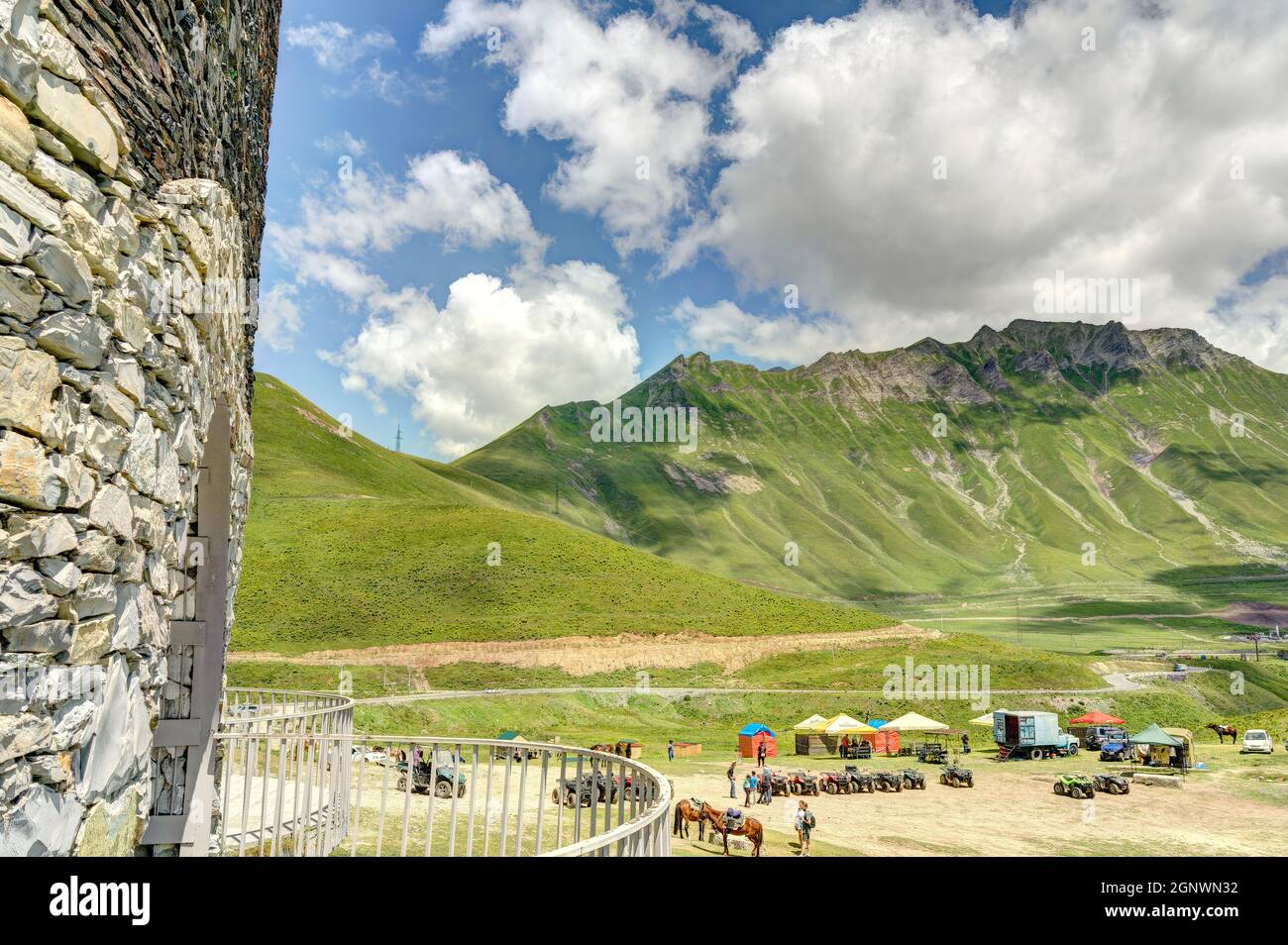 Gudauri Viewpoint, Georgia Stock Photo - Alamy