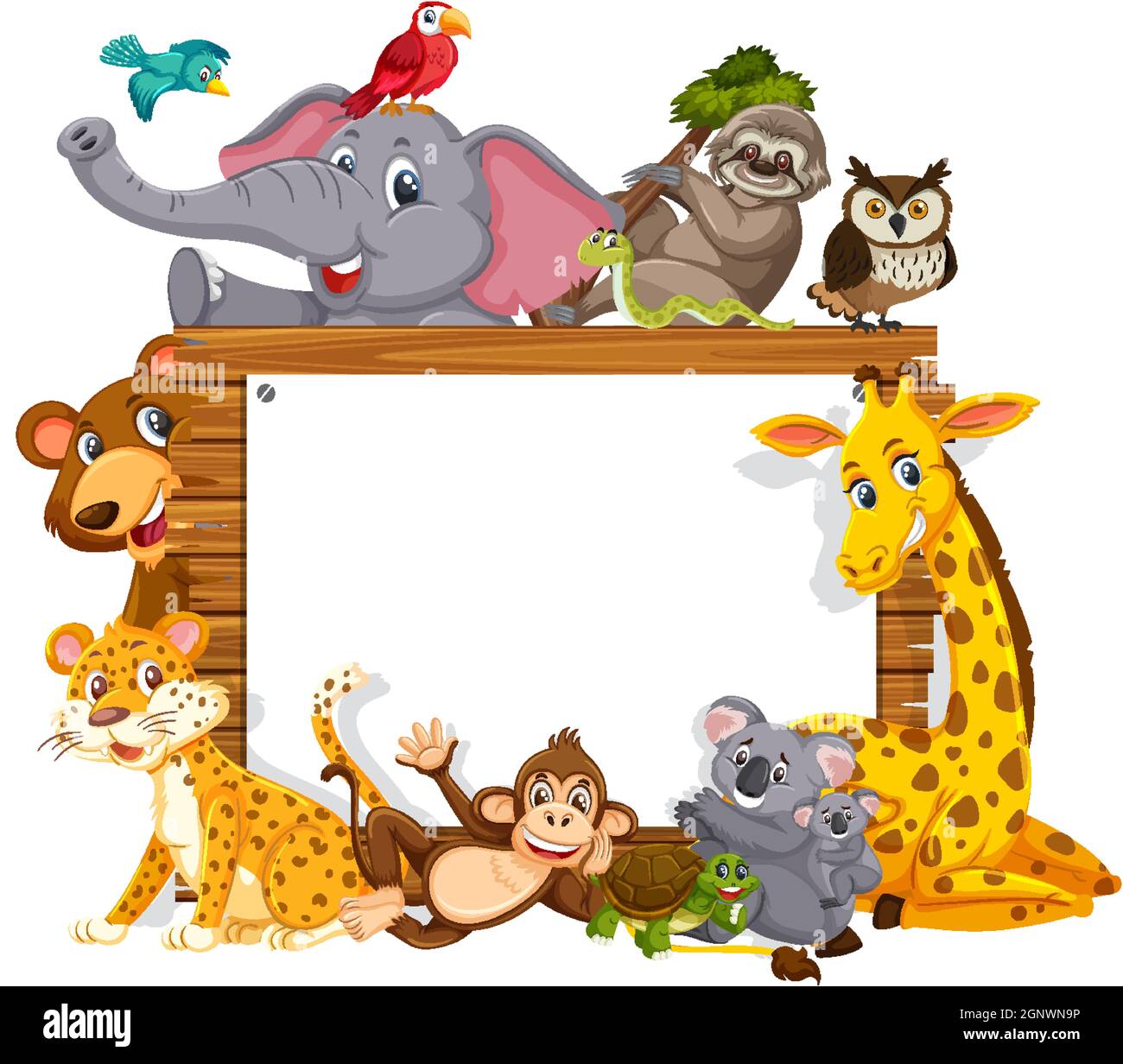 Wood leopard Stock Vector Images - Alamy