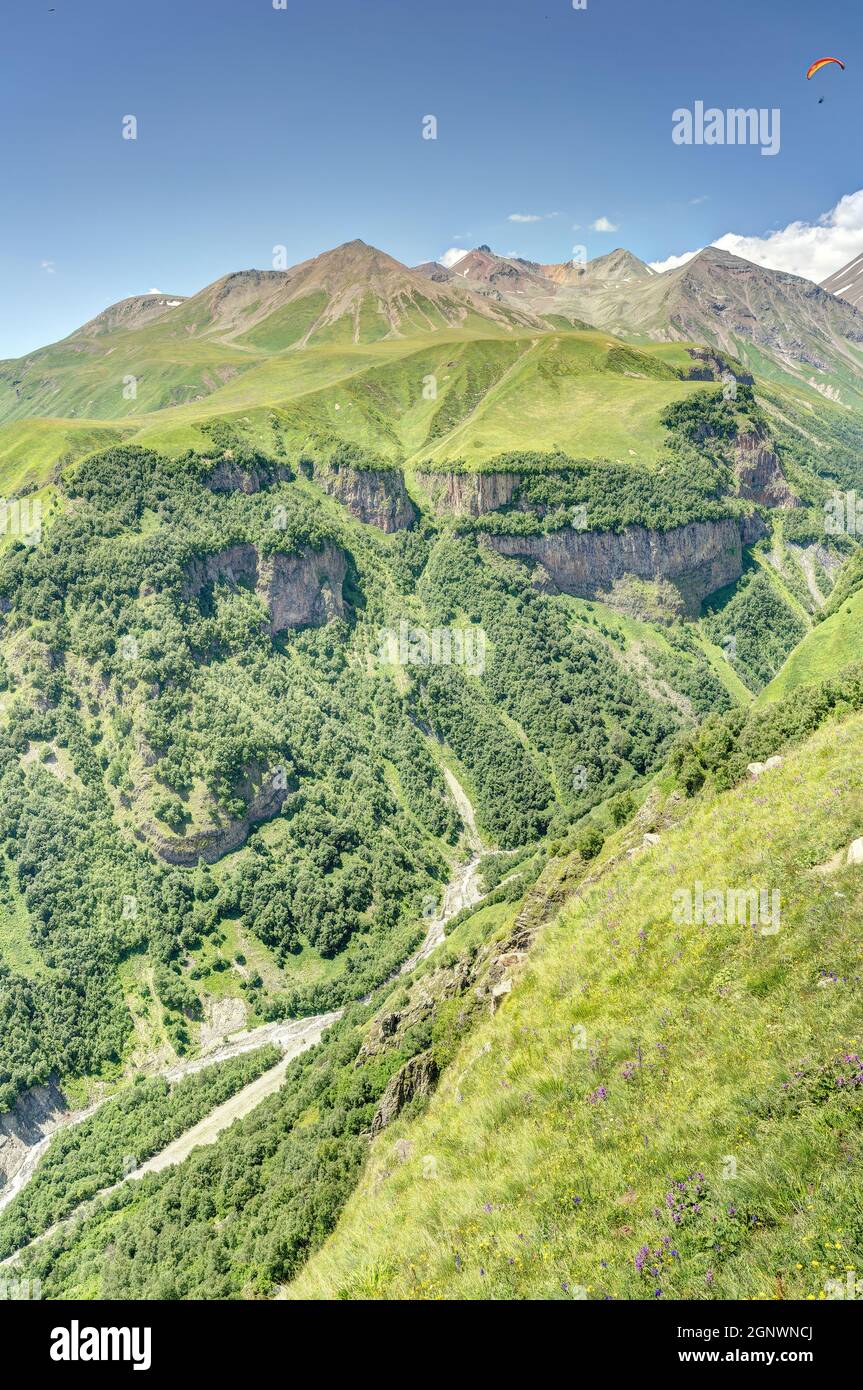 Gudauri Viewpoint, Georgia Stock Photo - Alamy