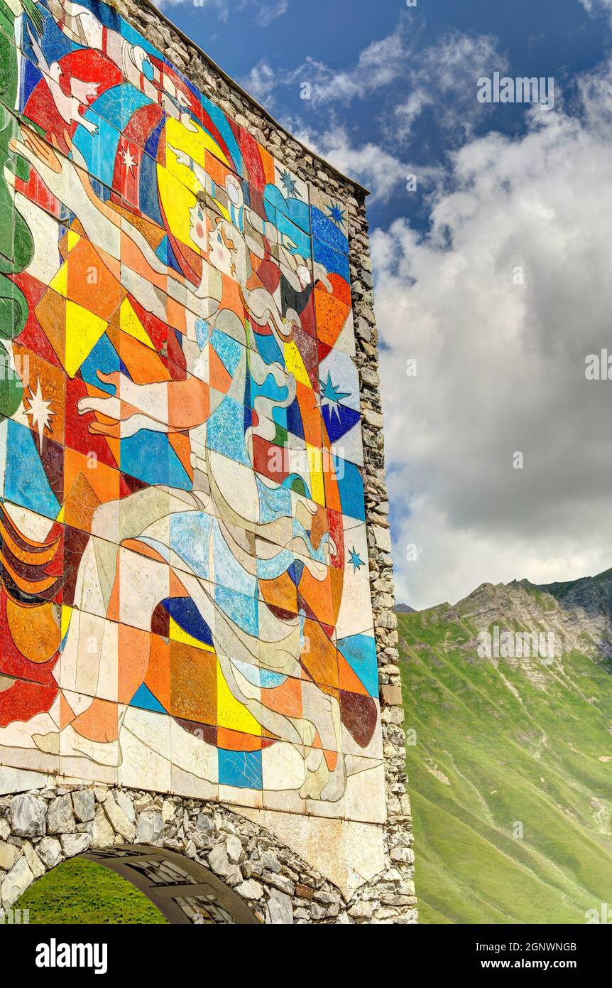 Gudauri Viewpoint, Georgia Stock Photo - Alamy