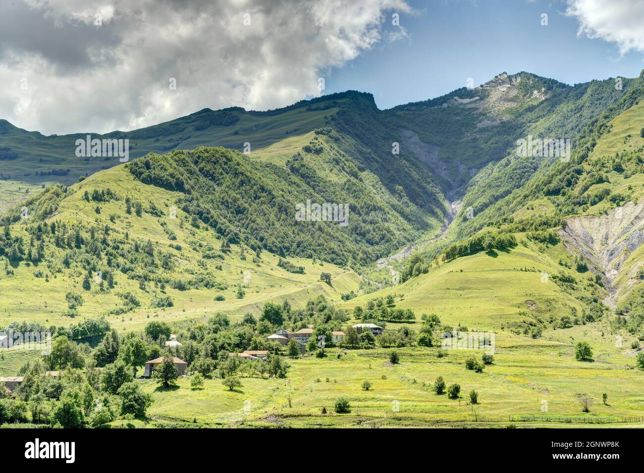 Mountain formations near the Georgian Military Highway Stock Photo - Alamy