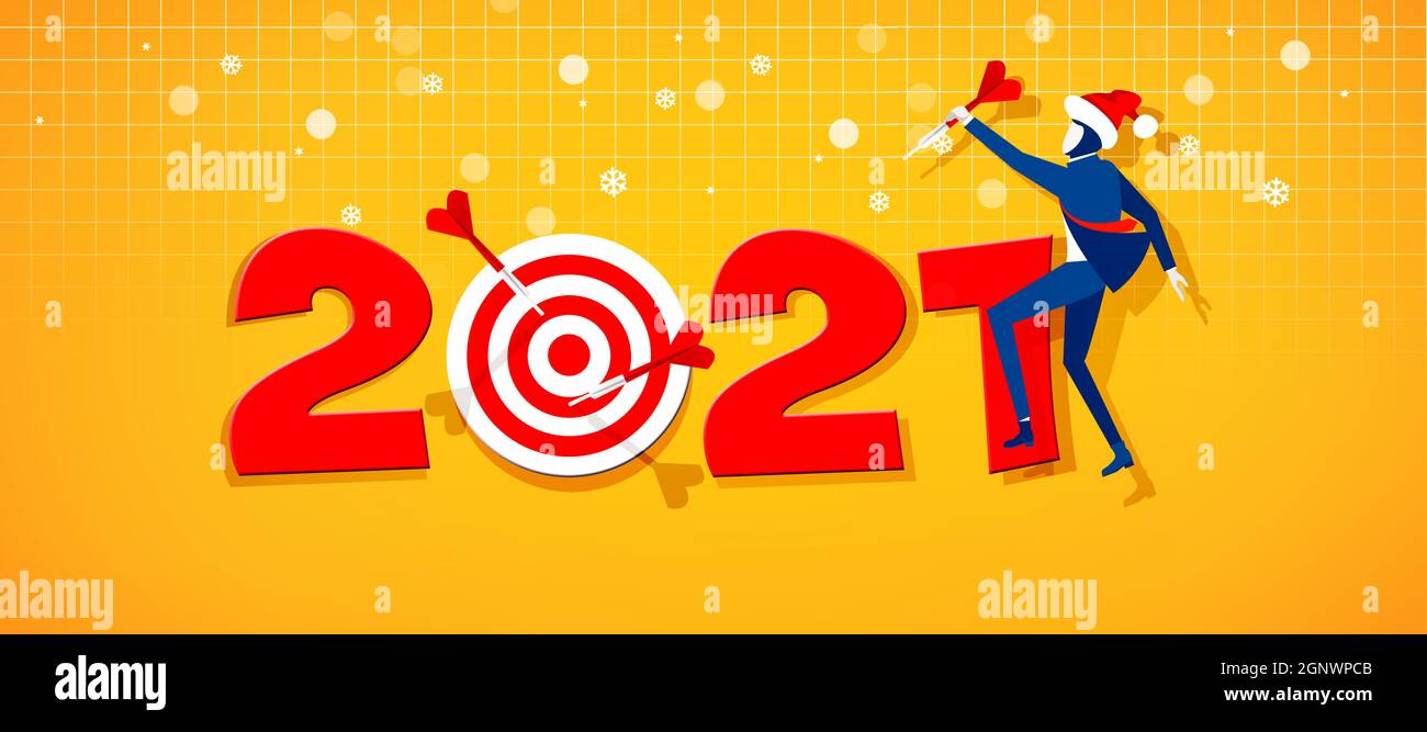 Creative design concept for the year 2021. 3D illustration Stock Photo ...