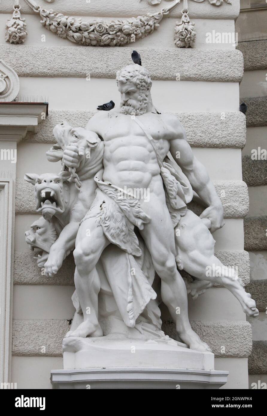 Cerberus and hercules statue hi-res stock photography and images - Alamy