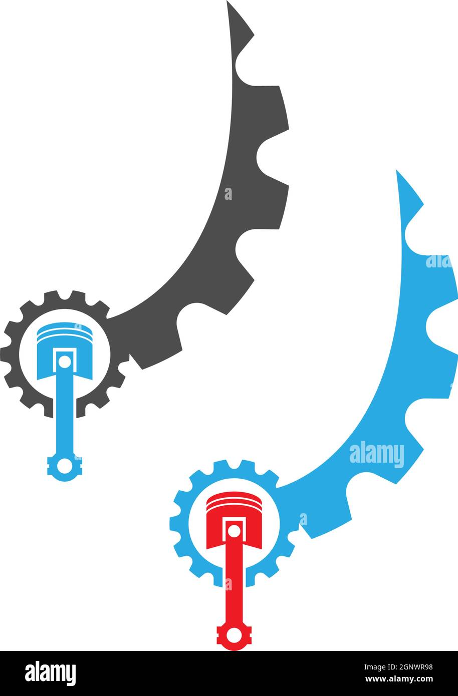 Gear Logo Template vector icon illustration Stock Vector Image & Art ...