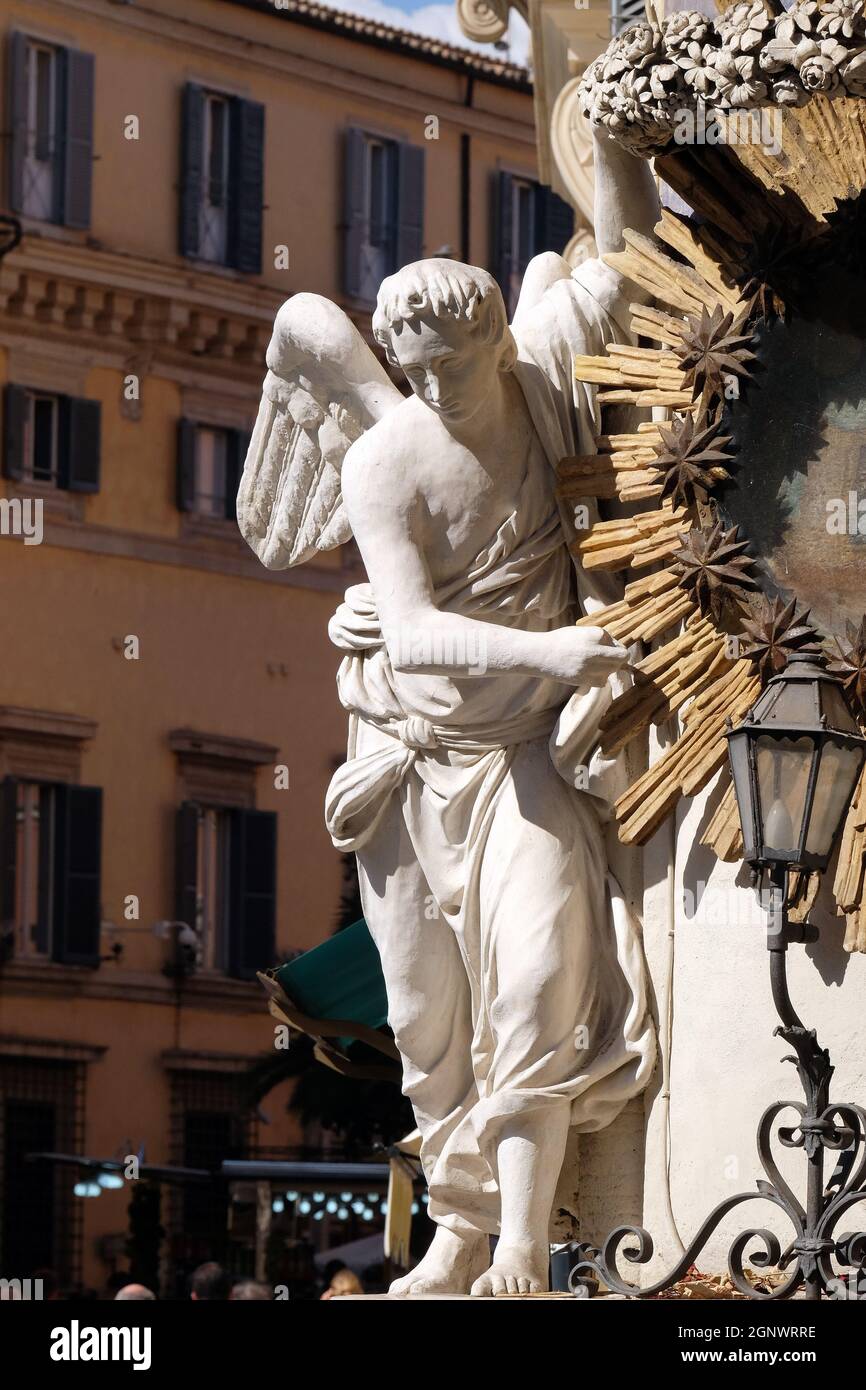 Half Angel Half Demon Statue