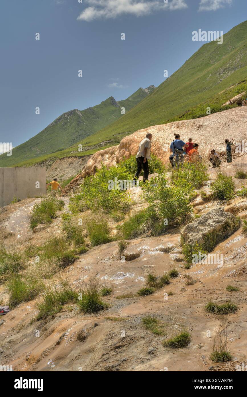 Mountain formations near the Georgian Military Highway Stock Photo - Alamy