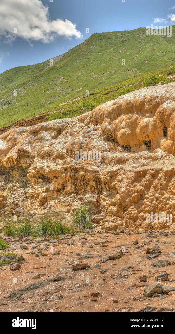 Mountain formations near the Georgian Military Highway Stock Photo - Alamy