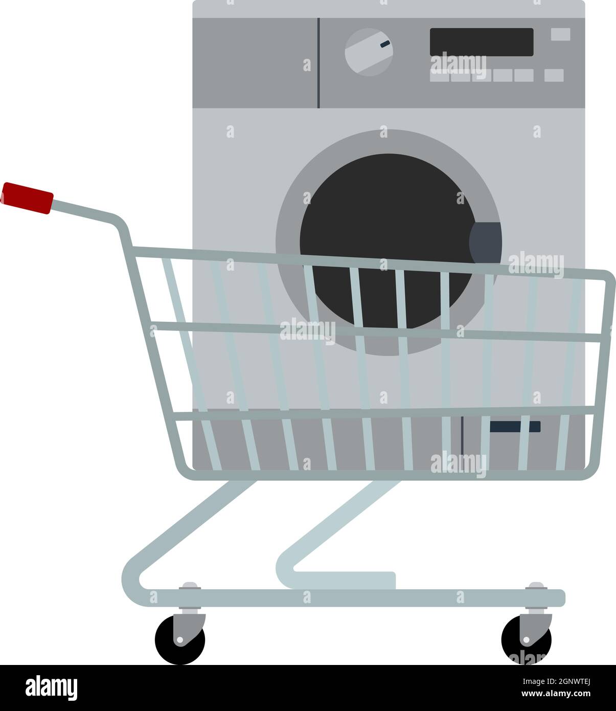 Washing trolley Stock Vector Images - Alamy