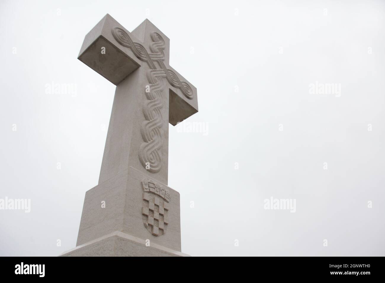 Big stone cross Stock Photo - Alamy
