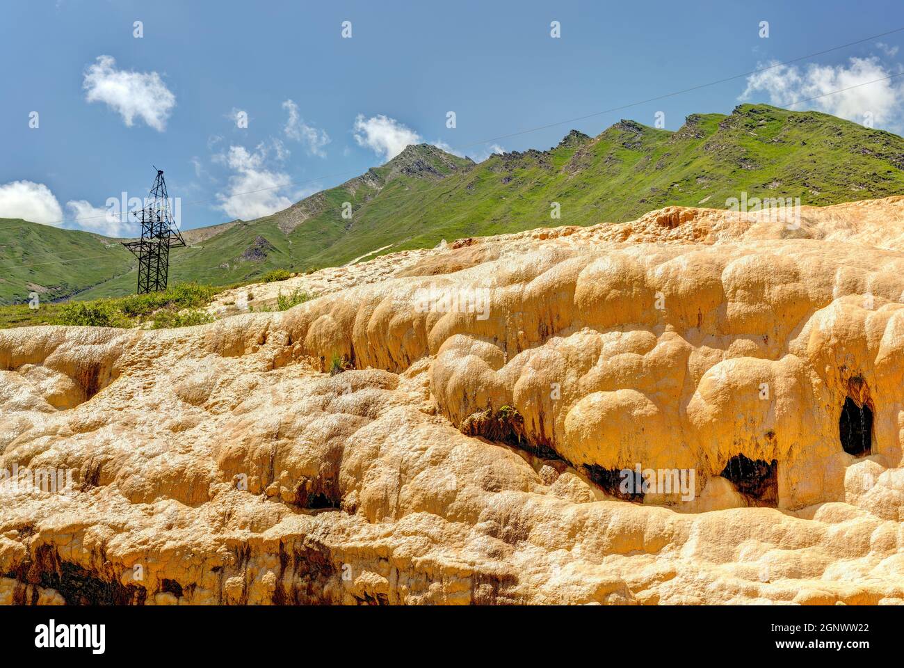 Mountain formations near the Georgian Military Highway Stock Photo - Alamy