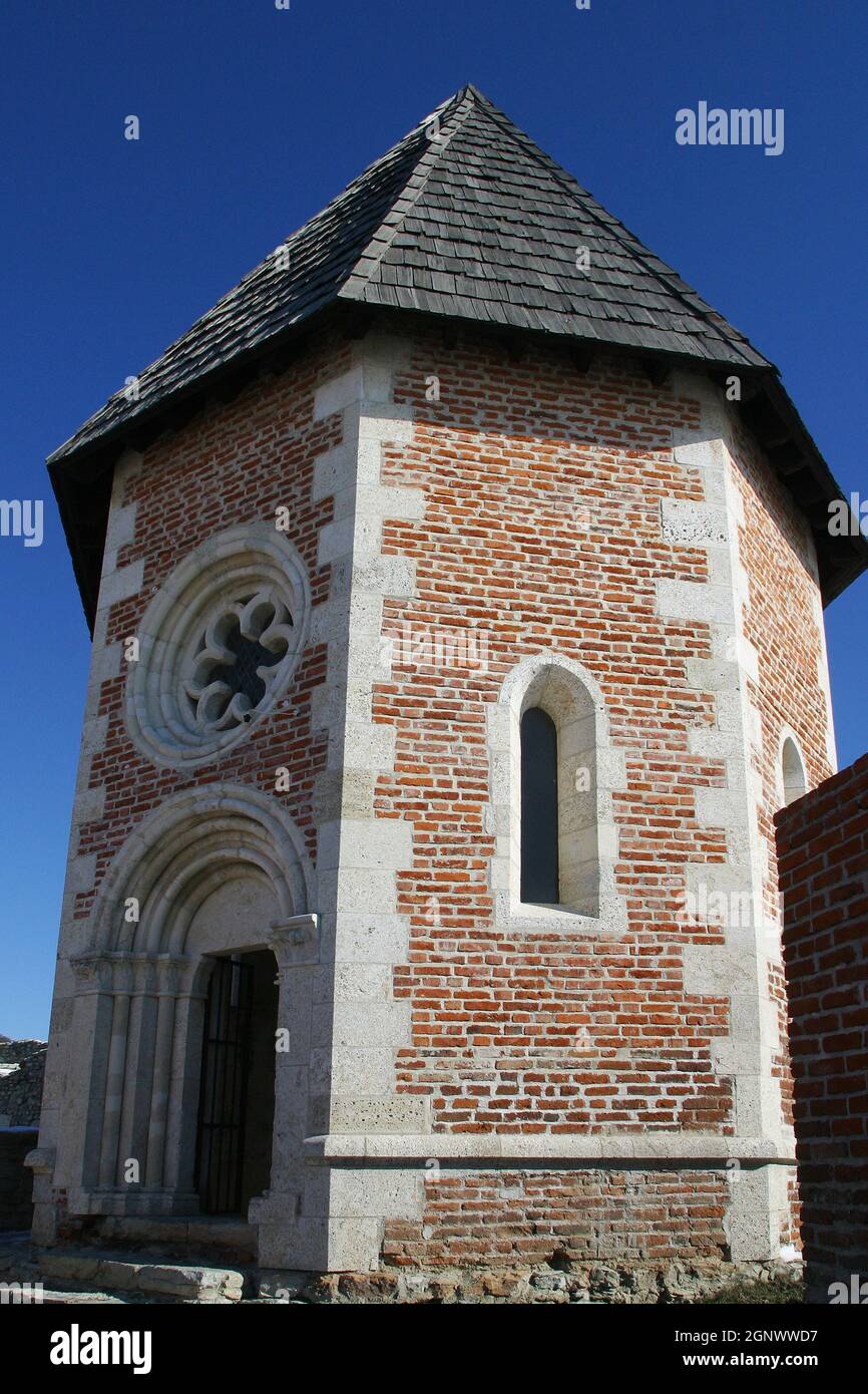 Chapel of St. Philip and St. James, Medvedgrad castle in Nature Park ...
