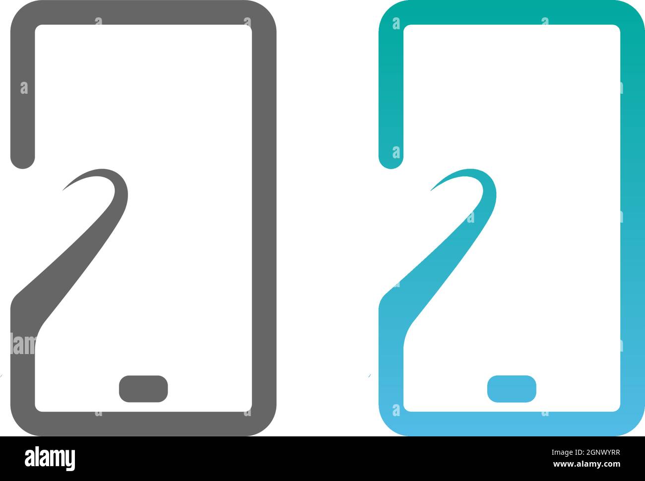 Touch logo Stock Vector Images - Alamy