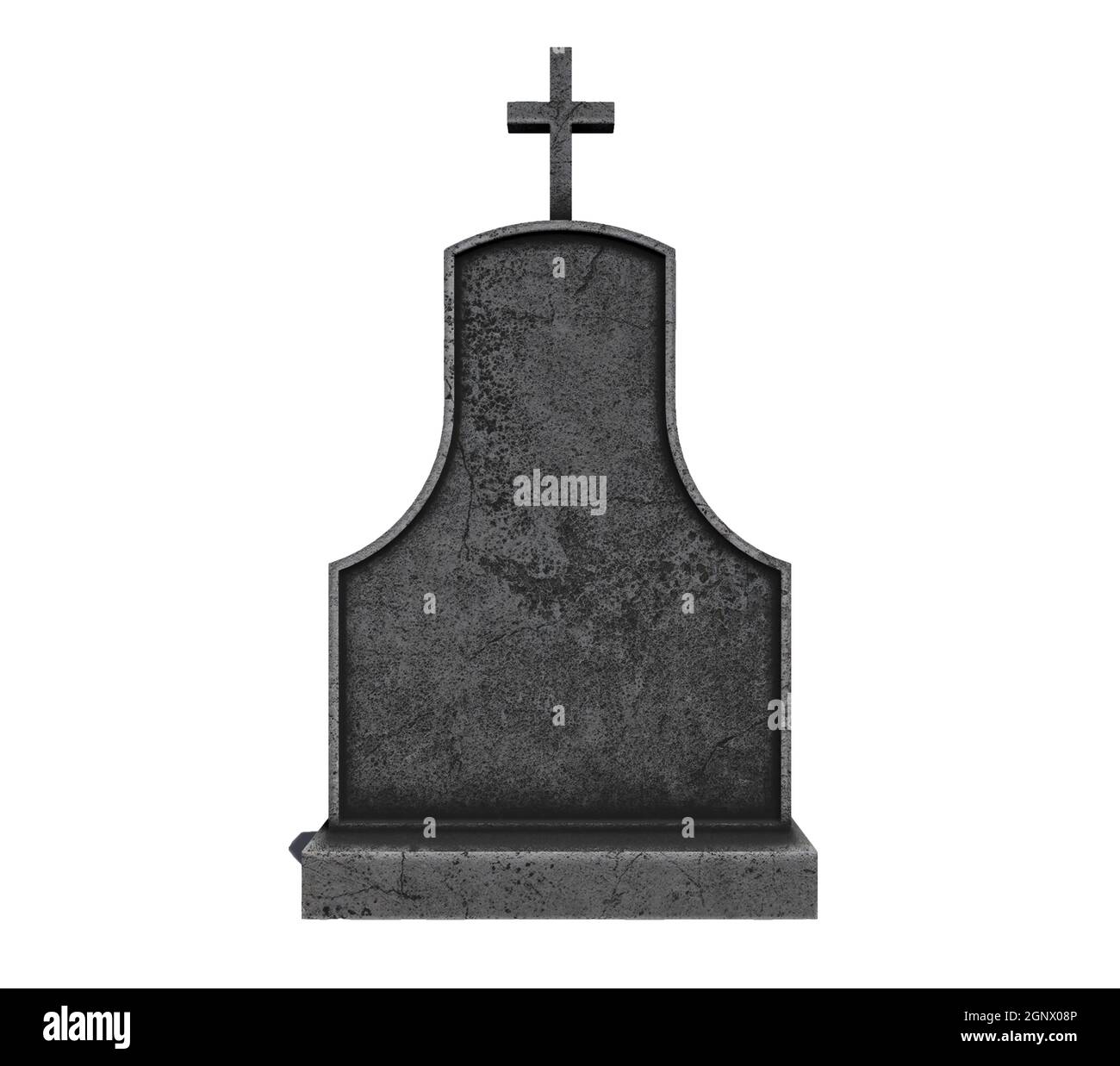 Blank Cross Gravestone