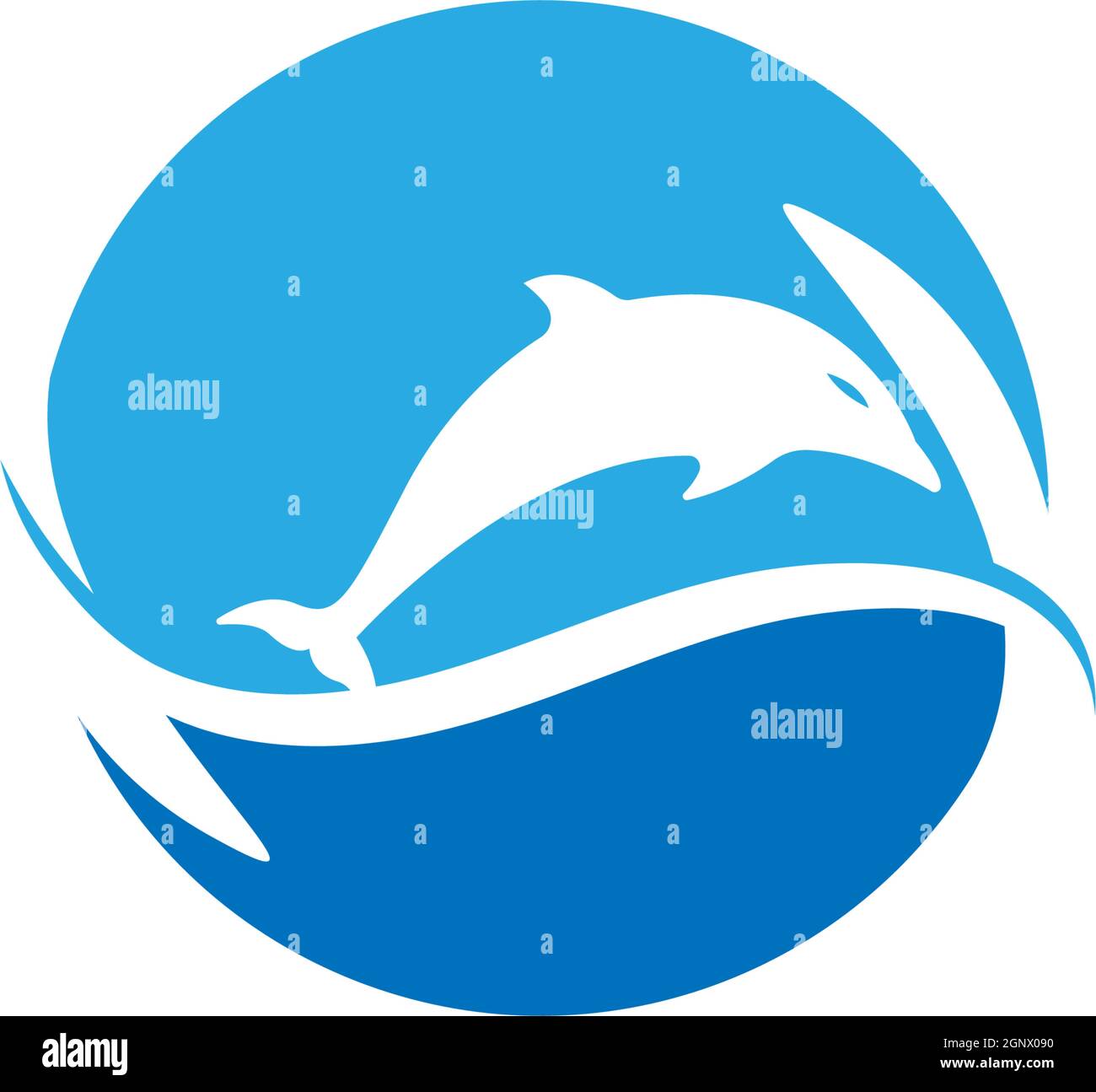 Dolphin logo icon design concept vector template Stock Vector Image ...