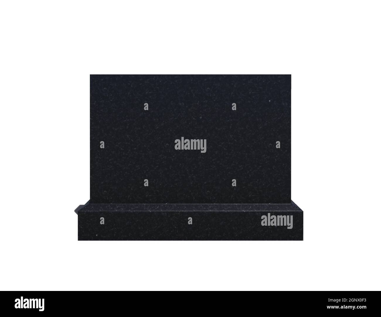 Blank gravestone isolated on white background, 3D rendering Stock Photo ...