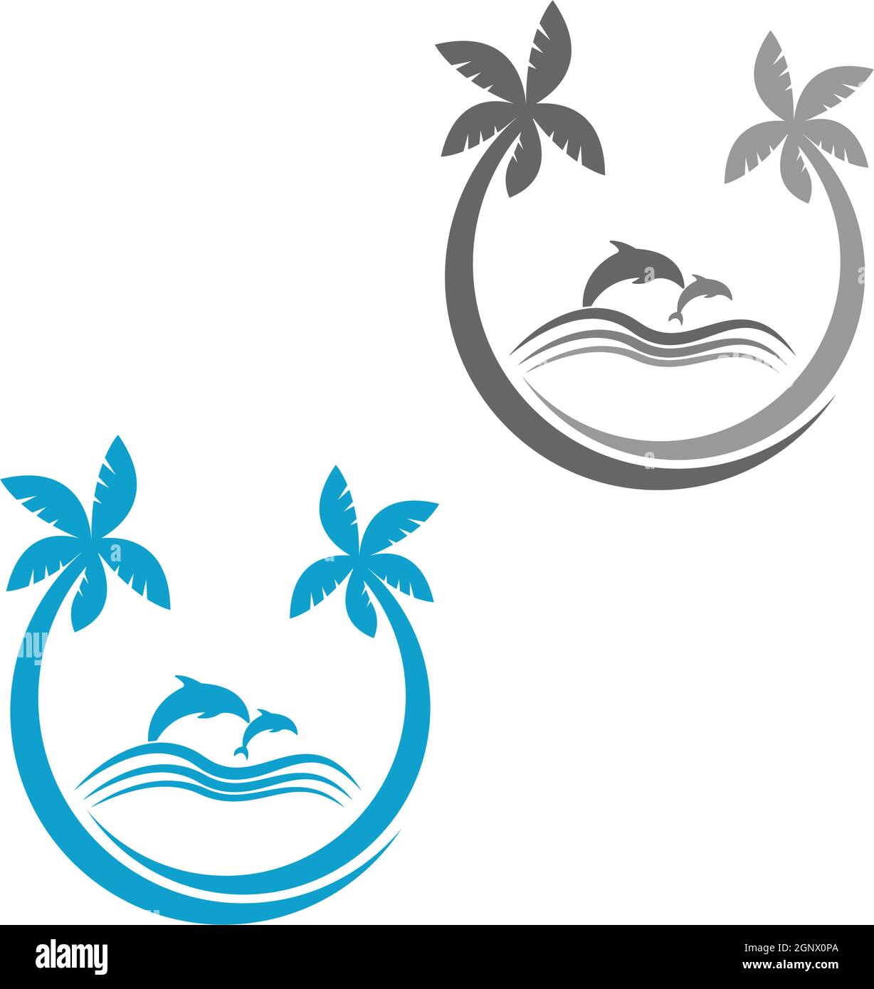 Dolphin logo icon design concept vector template Stock Vector Image ...