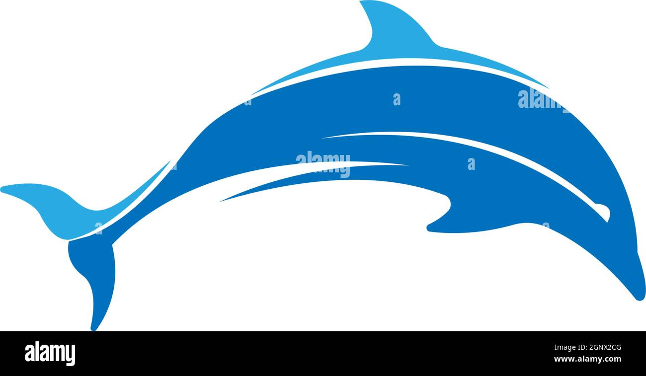 Dolphin logo icon design concept vector template Stock Vector Image ...