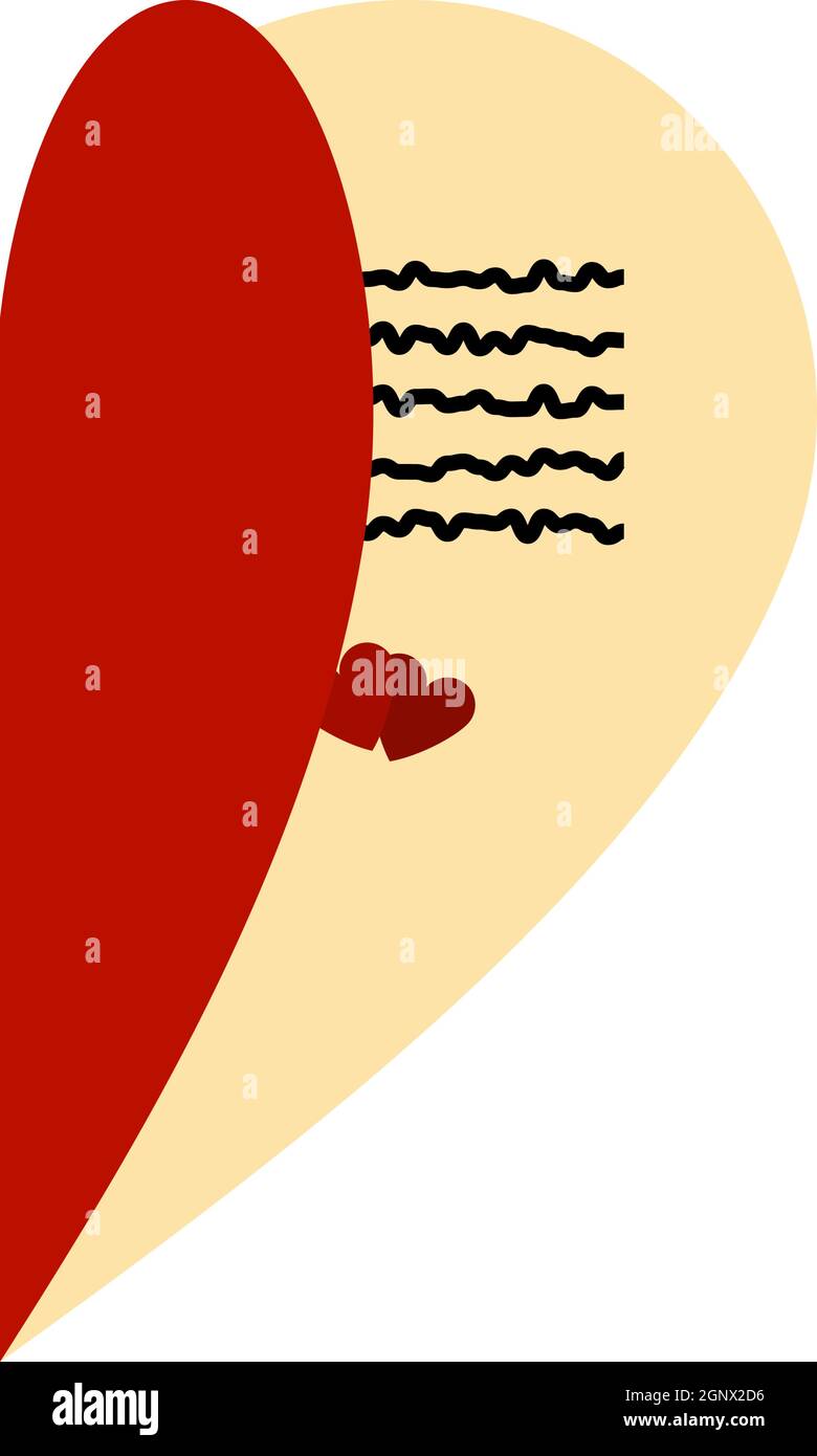 Valentine card isolated Stock Vector Images - Alamy