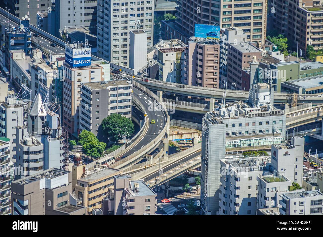 Image of Metropolitan Expressway which runs Tokyo. Shooting Location ...