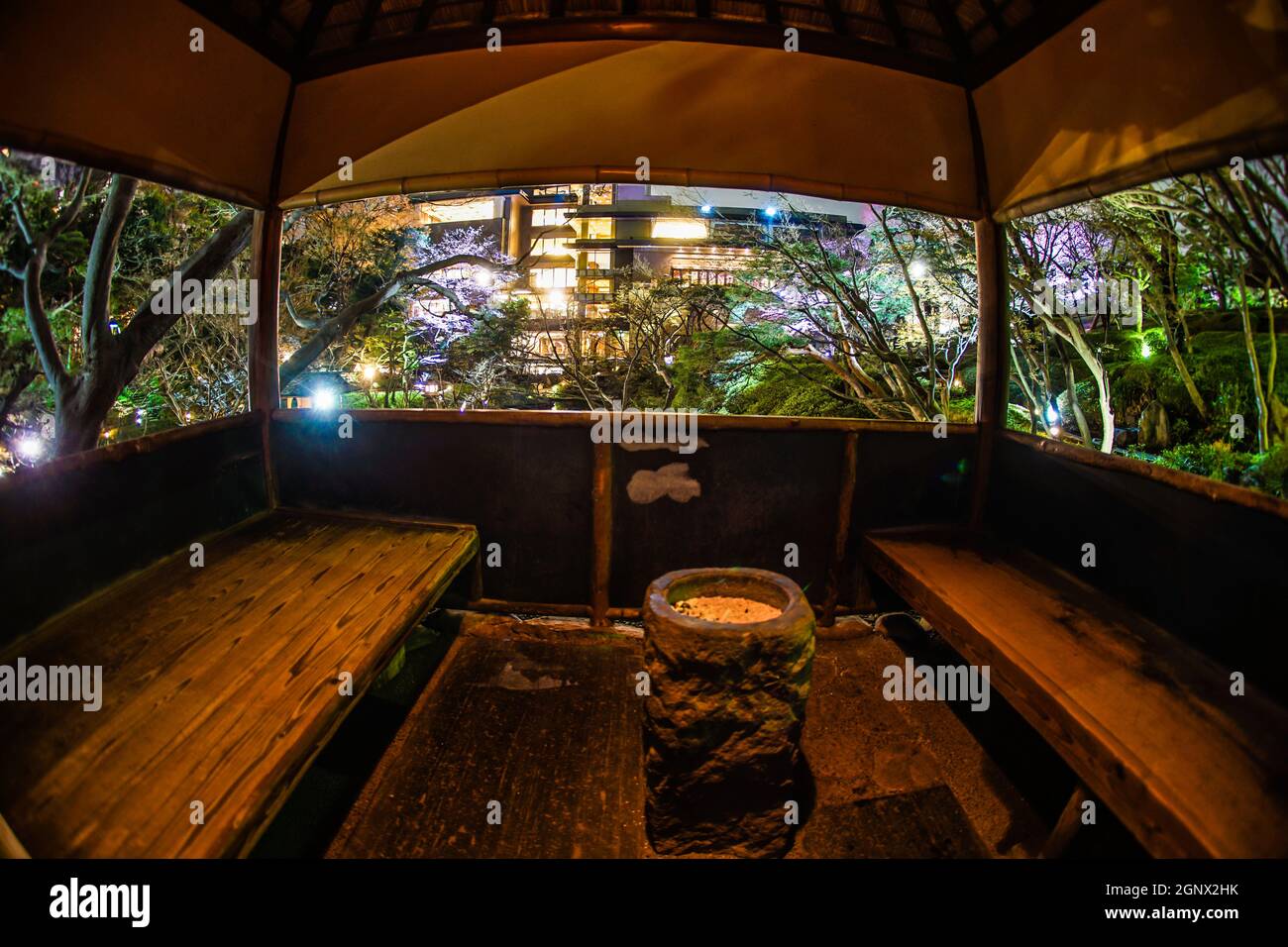 Image of Spring Japanese garden. Shooting Location: Tokyo metropolitan ...