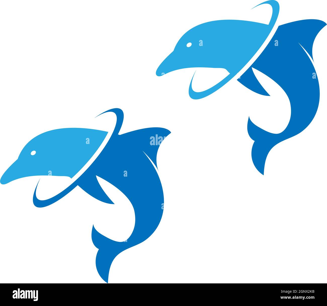 Dolphin logo icon design concept vector template Stock Vector Image ...