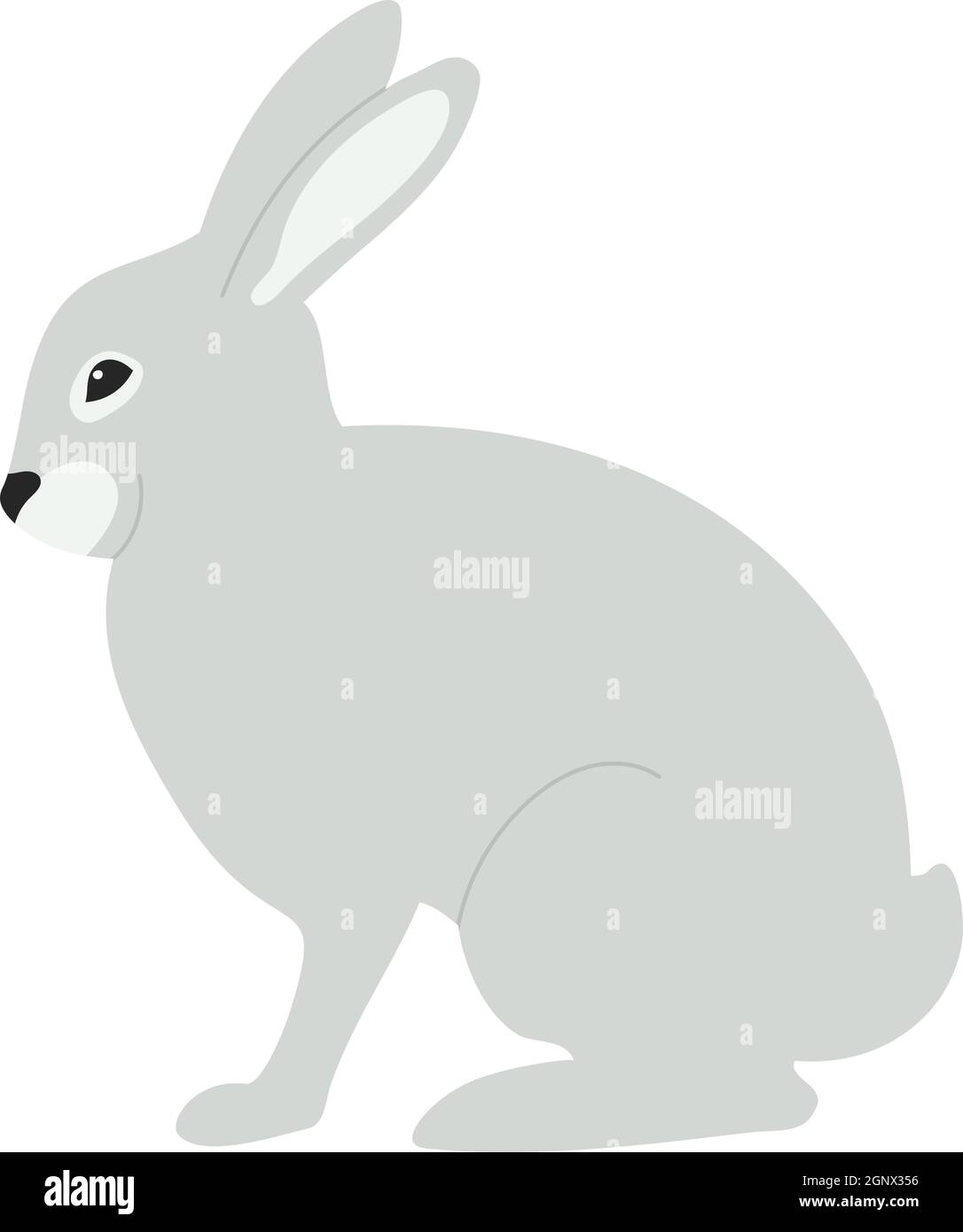 Happy easter concept rabbit Black and White Stock Photos & Images - Alamy