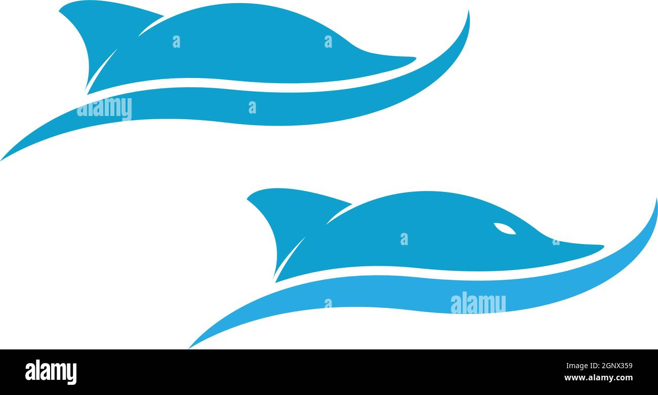 Dolphin logo icon design concept vector template Stock Vector Image ...