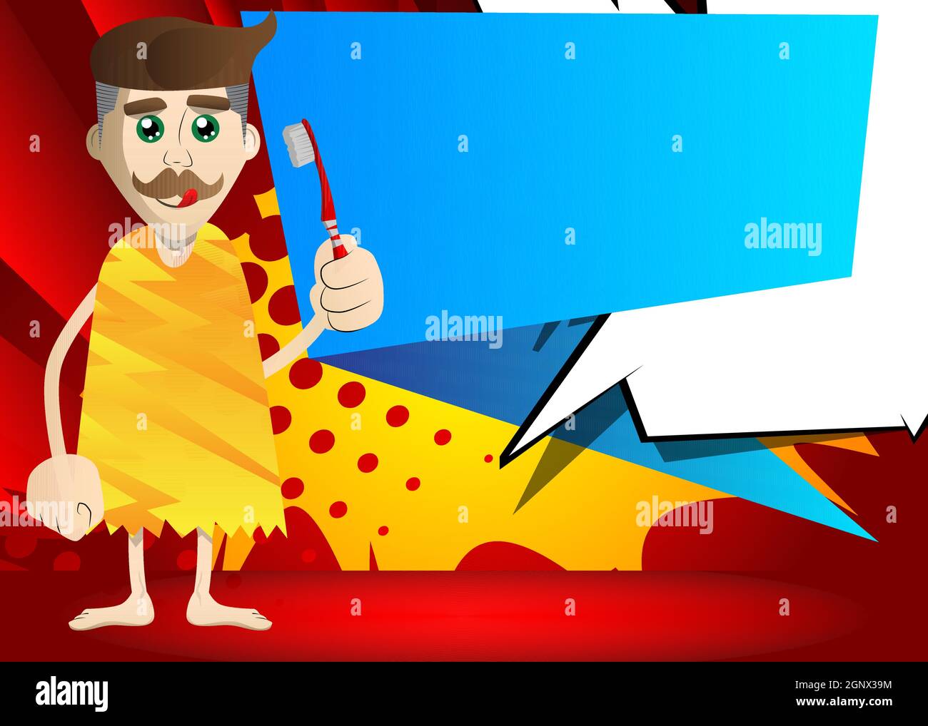 Tooth cartoon holding toothbrush hi-res stock photography and images ...